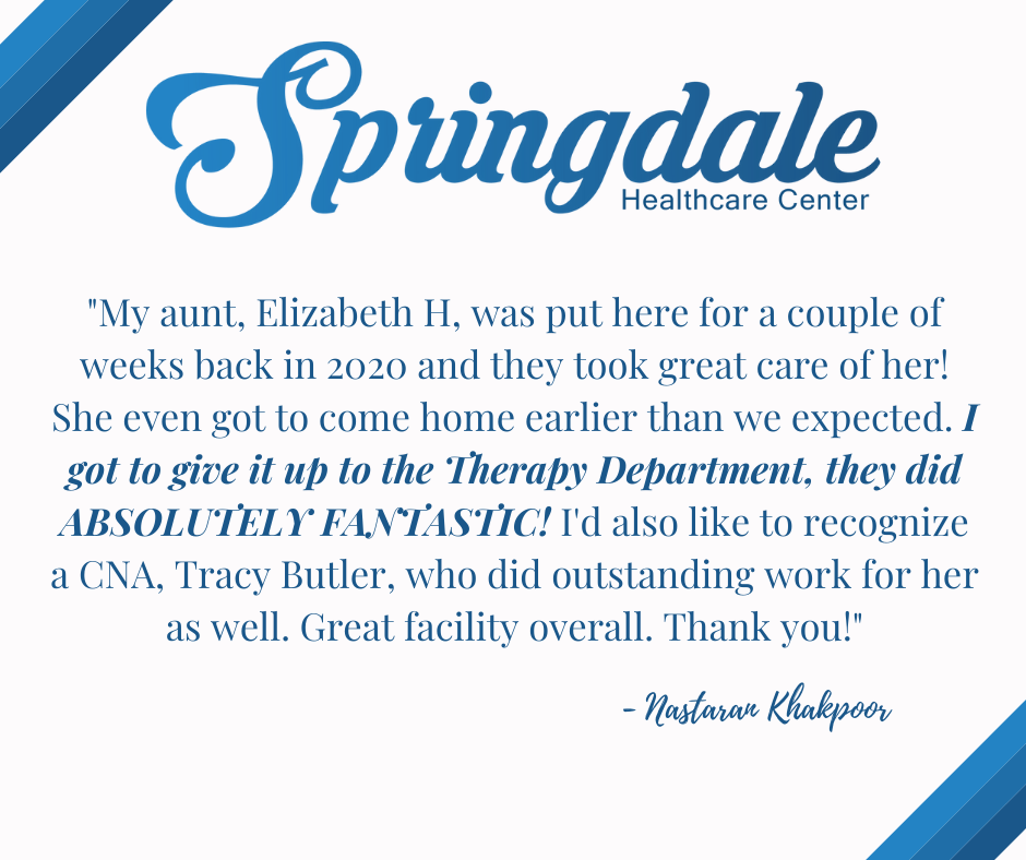 Springdale Healthcare Center | Nursing and Rehabilitation