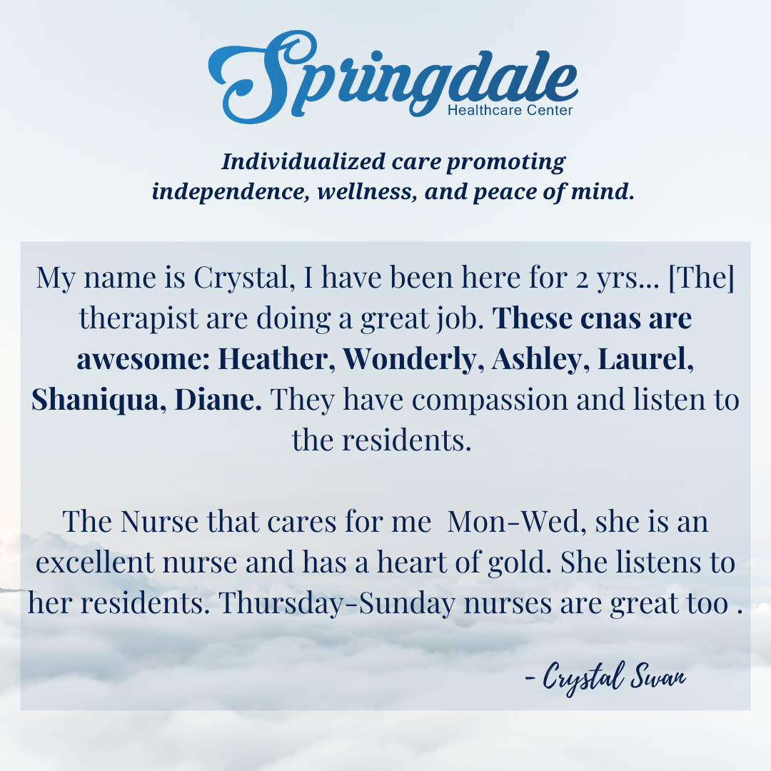 Springdale Healthcare Center | Nursing and Rehabilitation